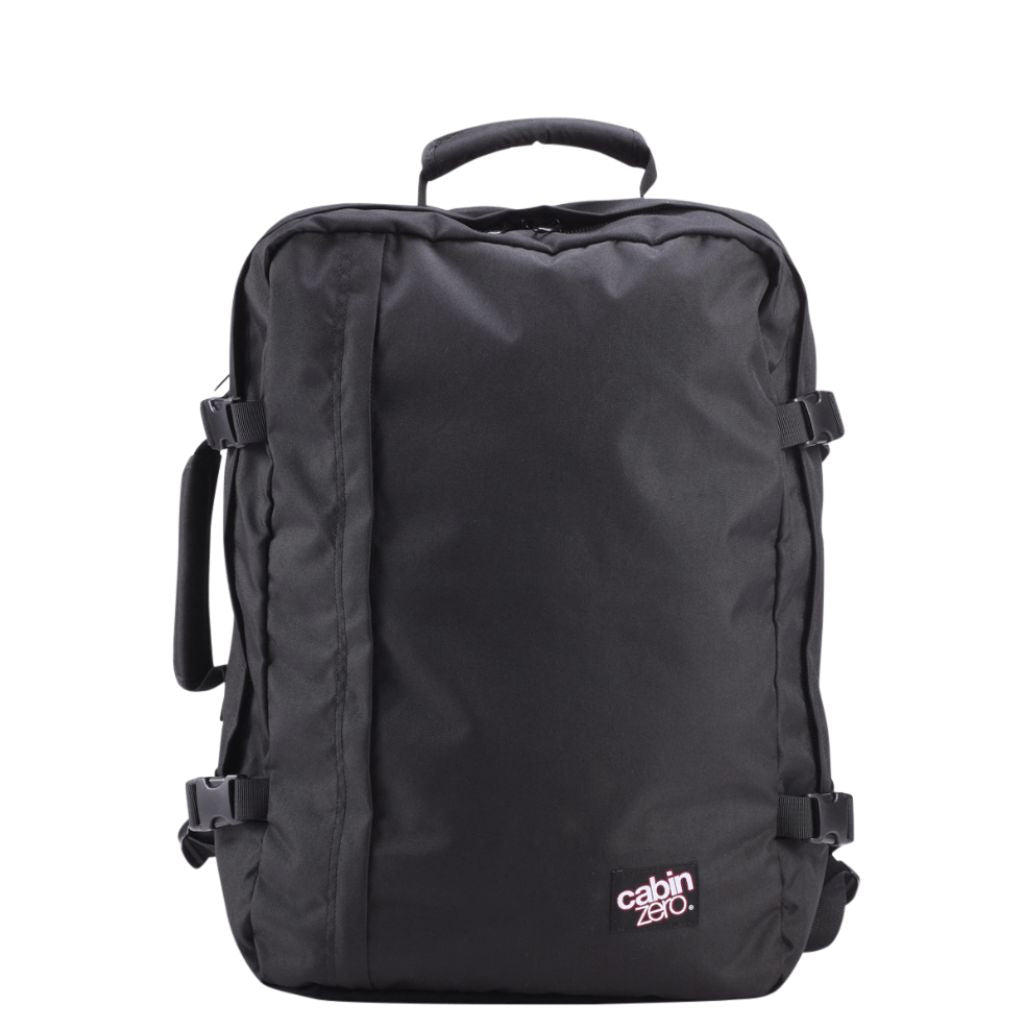 CabinZero Classic 44L Lightweight Carry On Backpack - Black | Massive Sale - Love Luggage