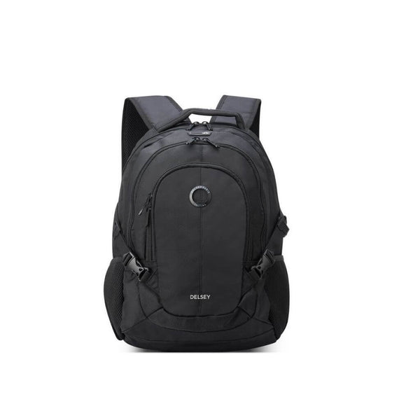 Delsey Navigator 2c 15.6" Laptop Backpack - Black | On Sale - Love Luggage