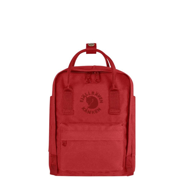 Fjallraven Mini RE-KÅNKEN Backpack Red | Sale Now On - Love Luggage
