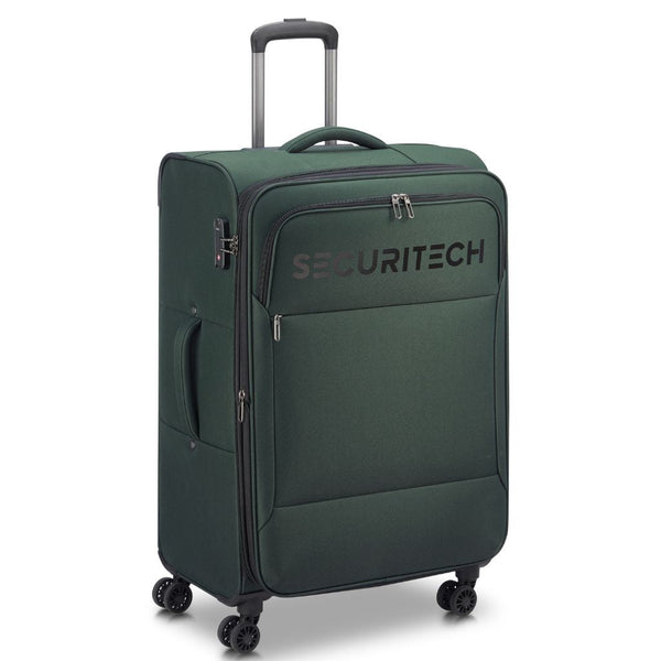 Securitech Vanguard 76cm Large Exp Softsided Luggage - Green | Love Luggage